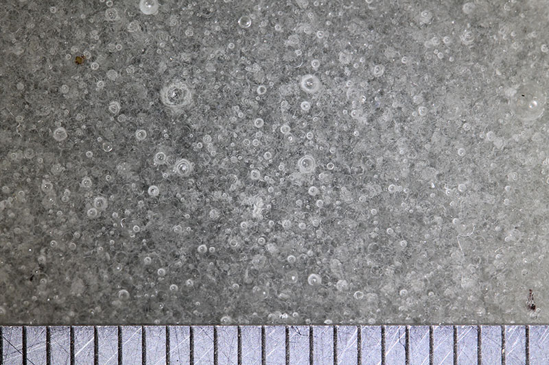 Micro-hardness testing of Glass beads - LMATS